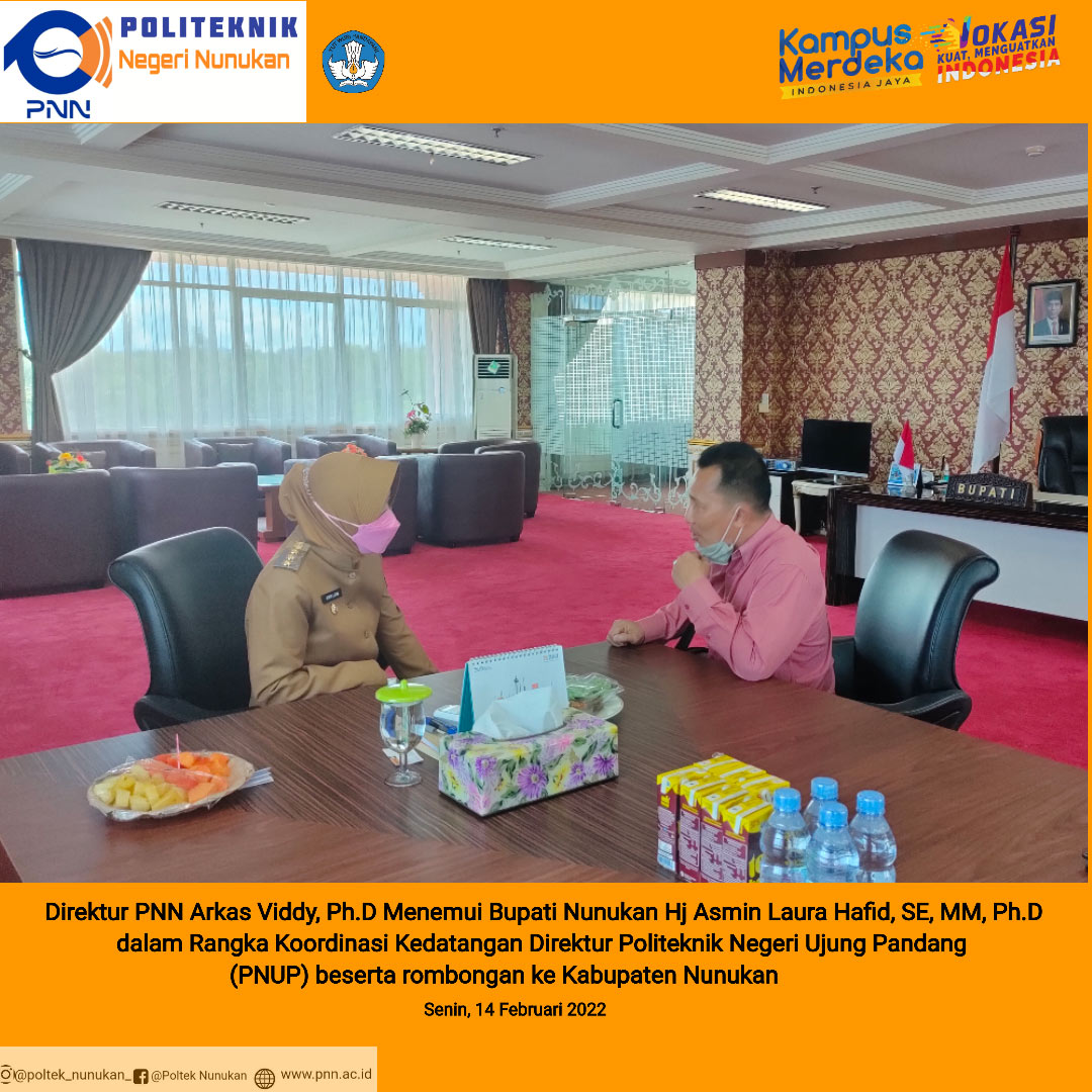 Persiapan Kedatangan Poltek Negeri Ujung Pandang, Direktur PNN Temui Bupati Laura - PNN