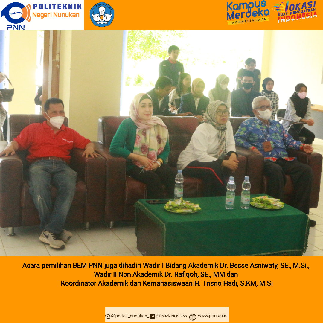 Pemilihan Ketua BEM PNN, Direktur Arkas: Pilihlah Pemimpin yang Berkualitas - PNN