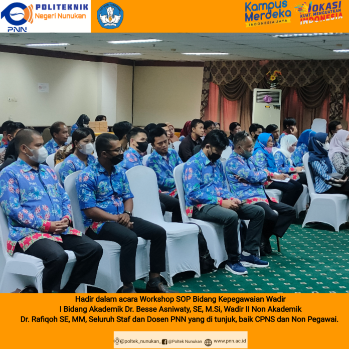 Direktur Arkas Buka Acara Workshop SOP Bidang Kepegawaian, Begini Pesannya - PNN