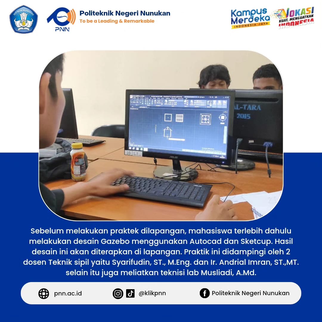 Praktek Kerja Kayu Jurusan Teknik Sipil Infrastruktur Perkotaan - PNN